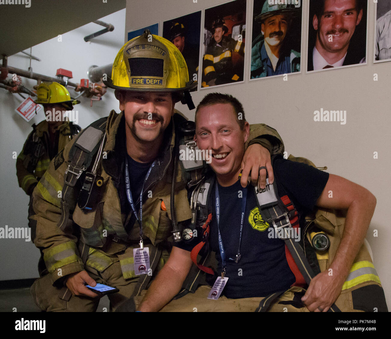 Kansas City, Missouri, USA. 9th Sep, 2018. Pictured Firefighter Alex ...
