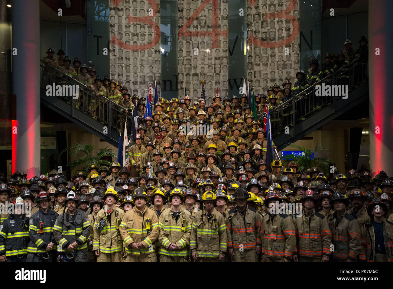 Kansas City, Missouri, USA. 9th Sep, 2018. The 343 firefighters ...
