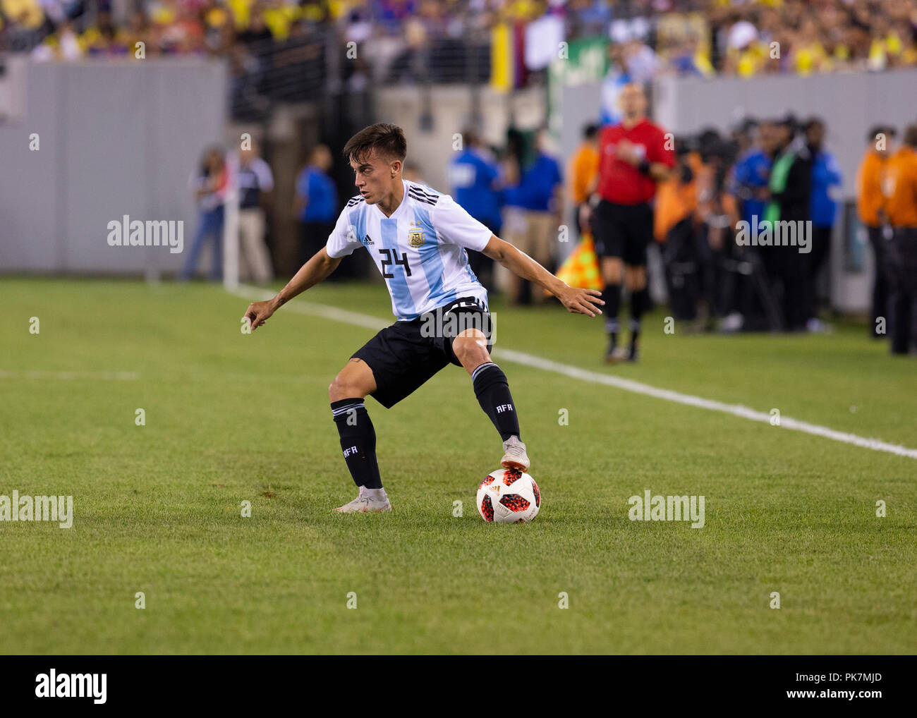 East Rutherford, NJ - September 11, 2018: Franco Cervi (24) of ...