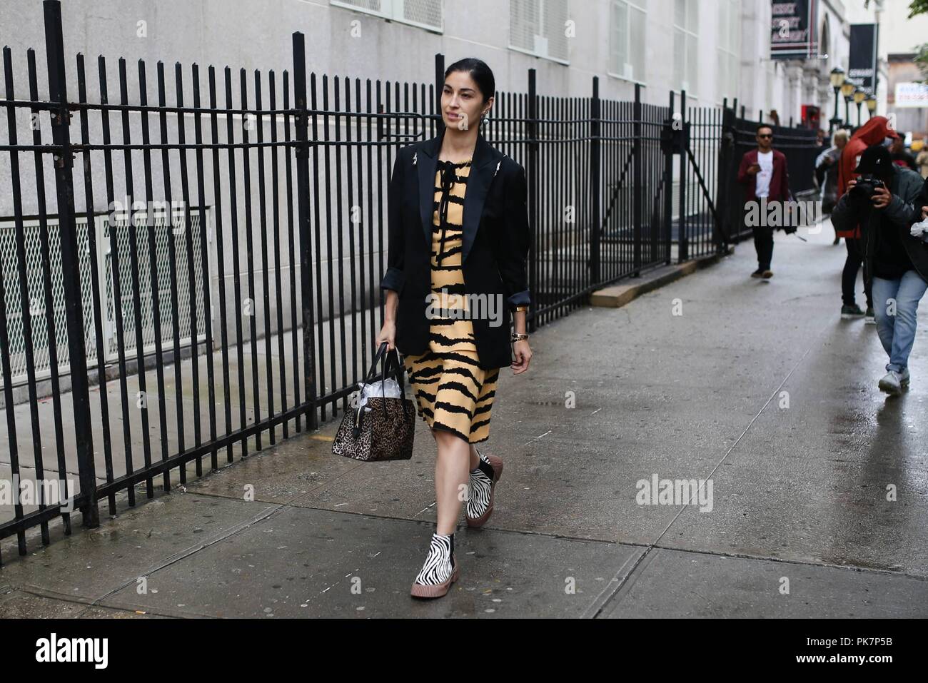 New York, USA. 10th Sep, 2018. Caroline Issa, Editor at Tank Magazine ...