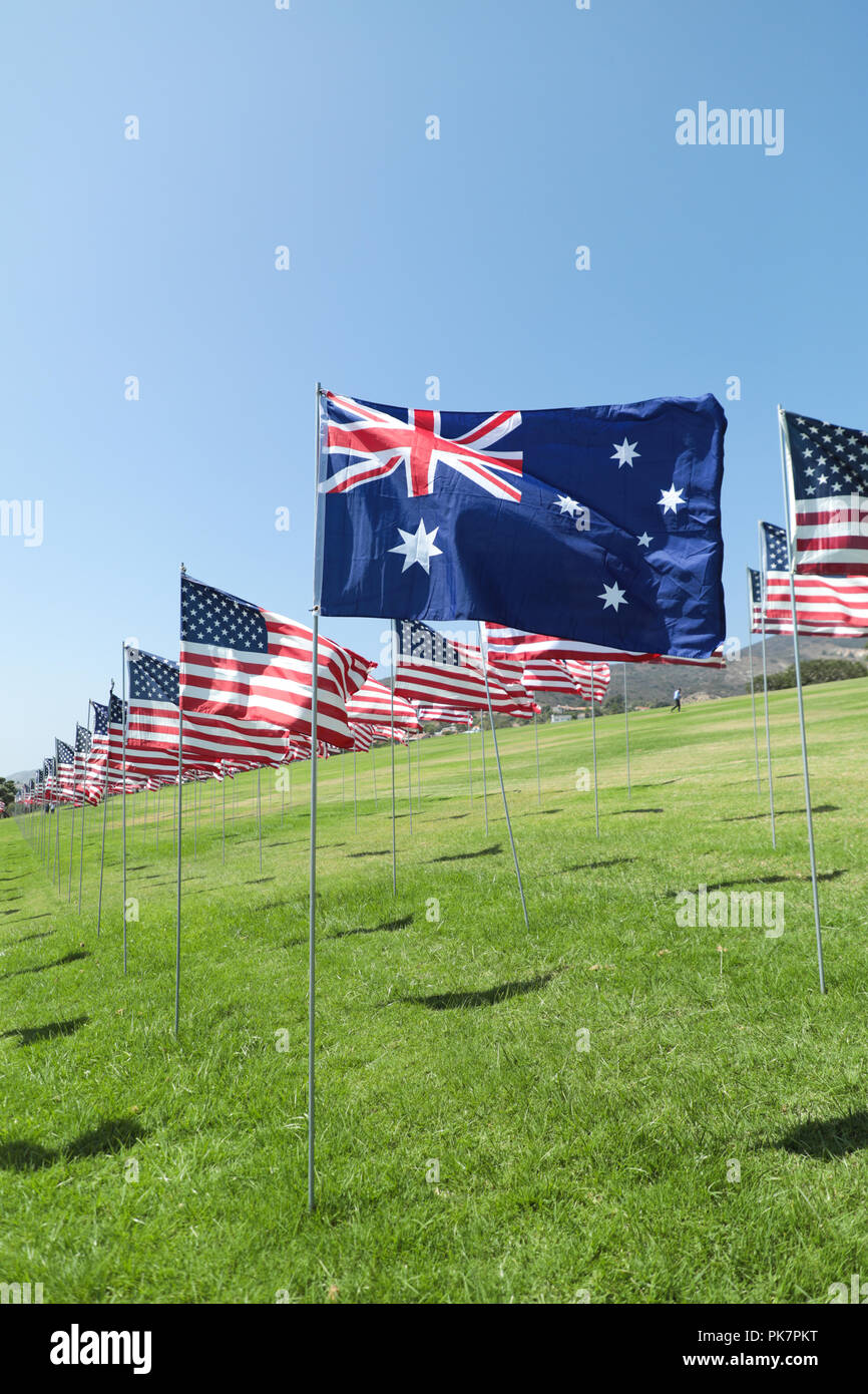 United states australia flag hi-res stock photography and images - Alamy