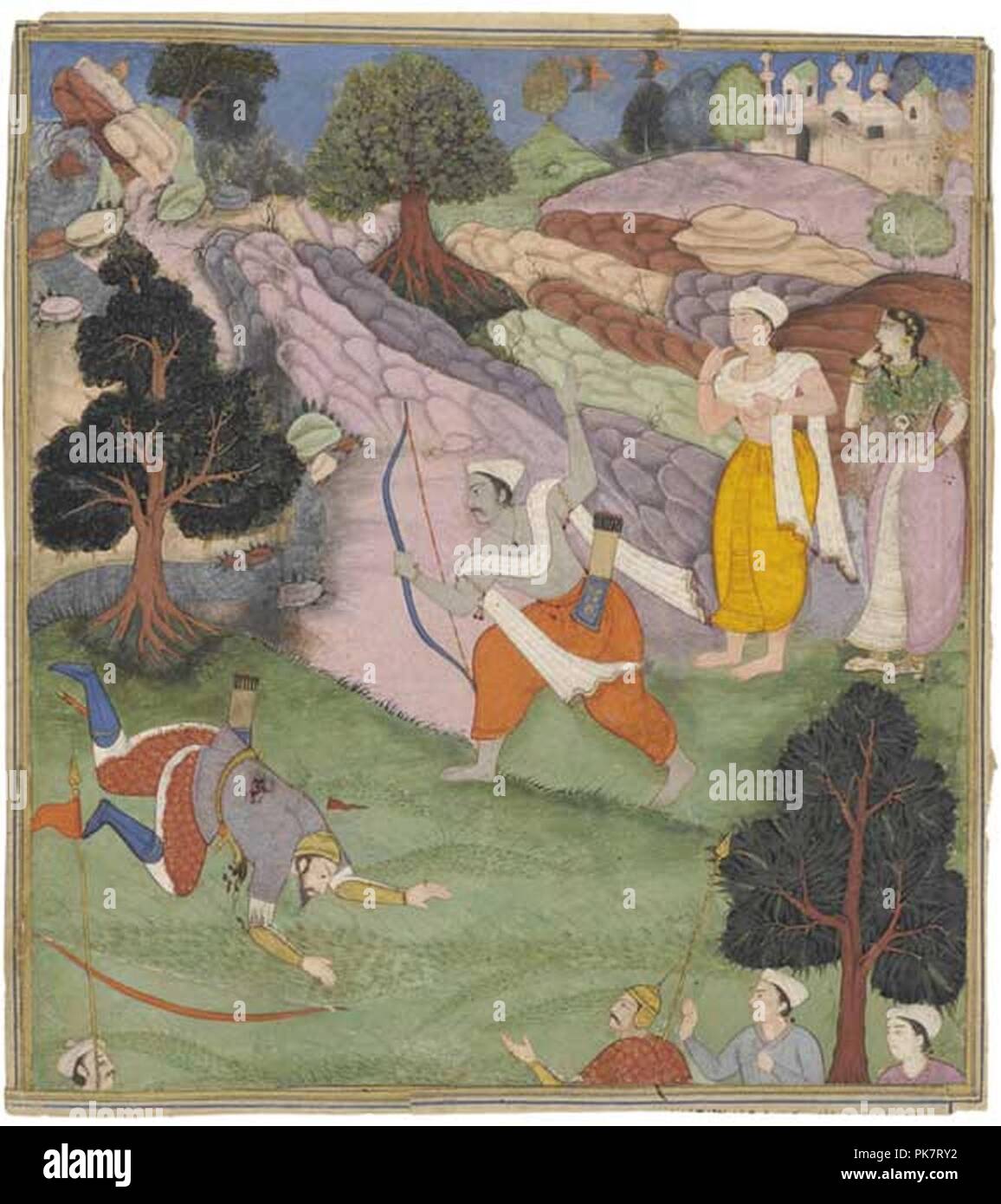 Bhisma and Arjuna Stock Photo - Alamy