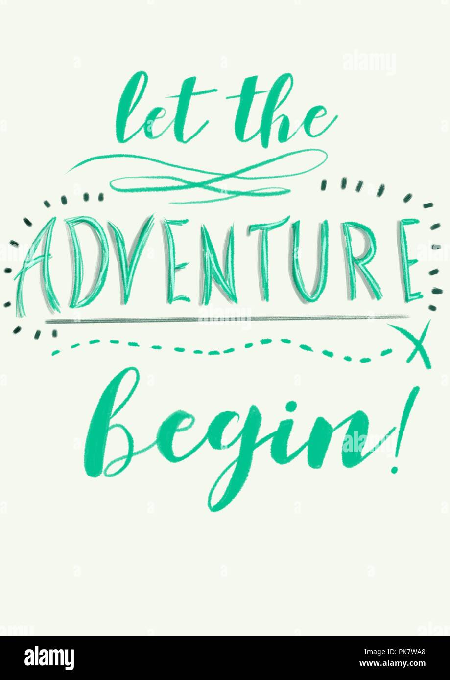 let the adventure begin Stock Photo - Alamy