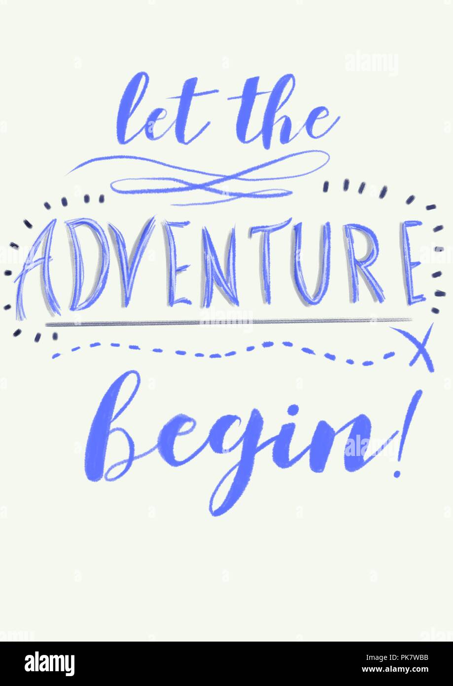 let the adventure begin Stock Photo - Alamy