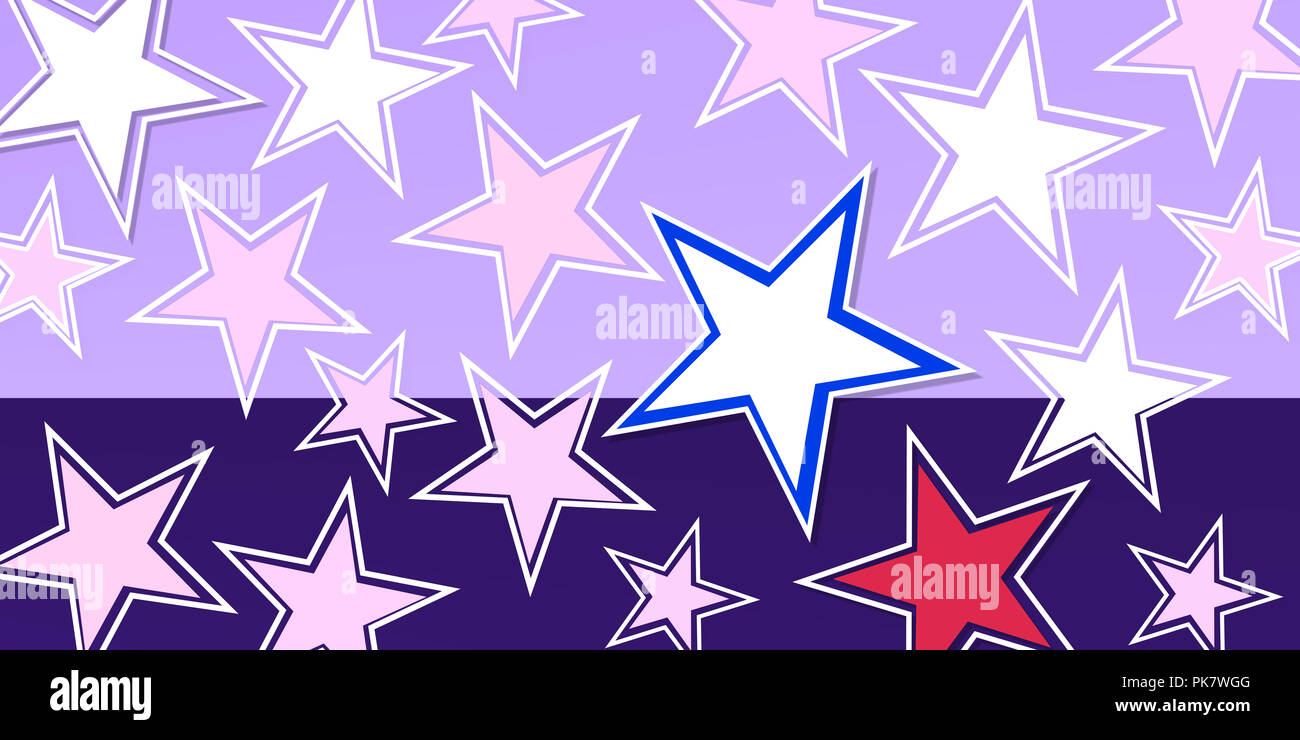 stars on a colored surface - geometric shapes backdrops Stock Photo - Alamy