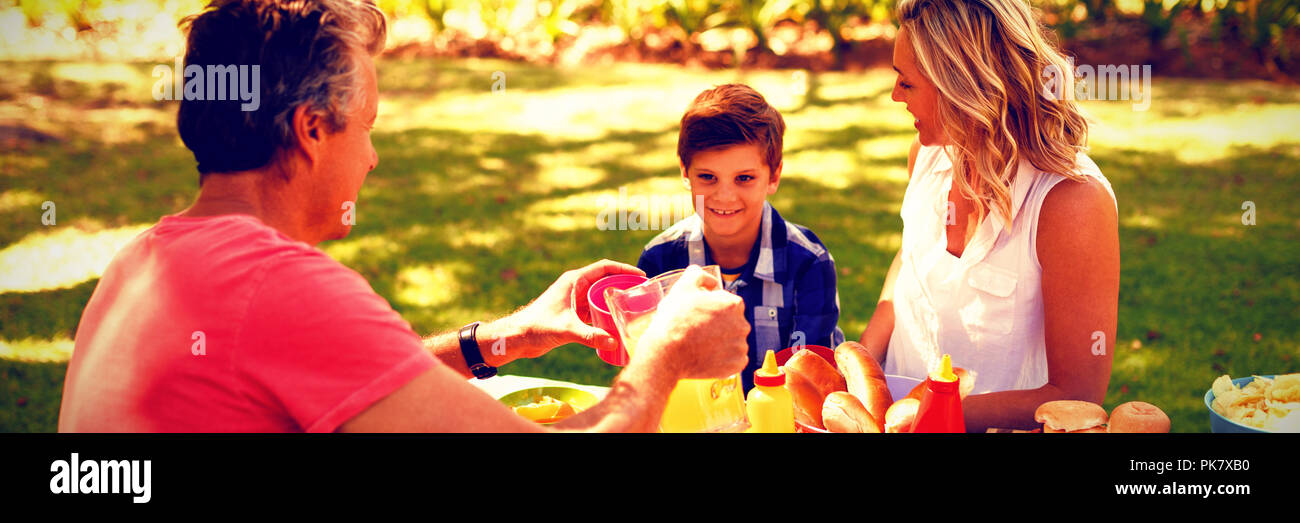 Happy family interacting other hi-res stock photography and images - Alamy