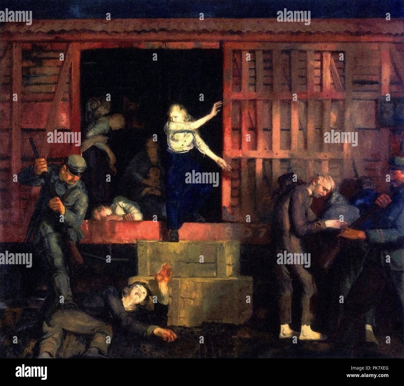 George Bellows - Return of the Useless (1918 Stock Photo - Alamy