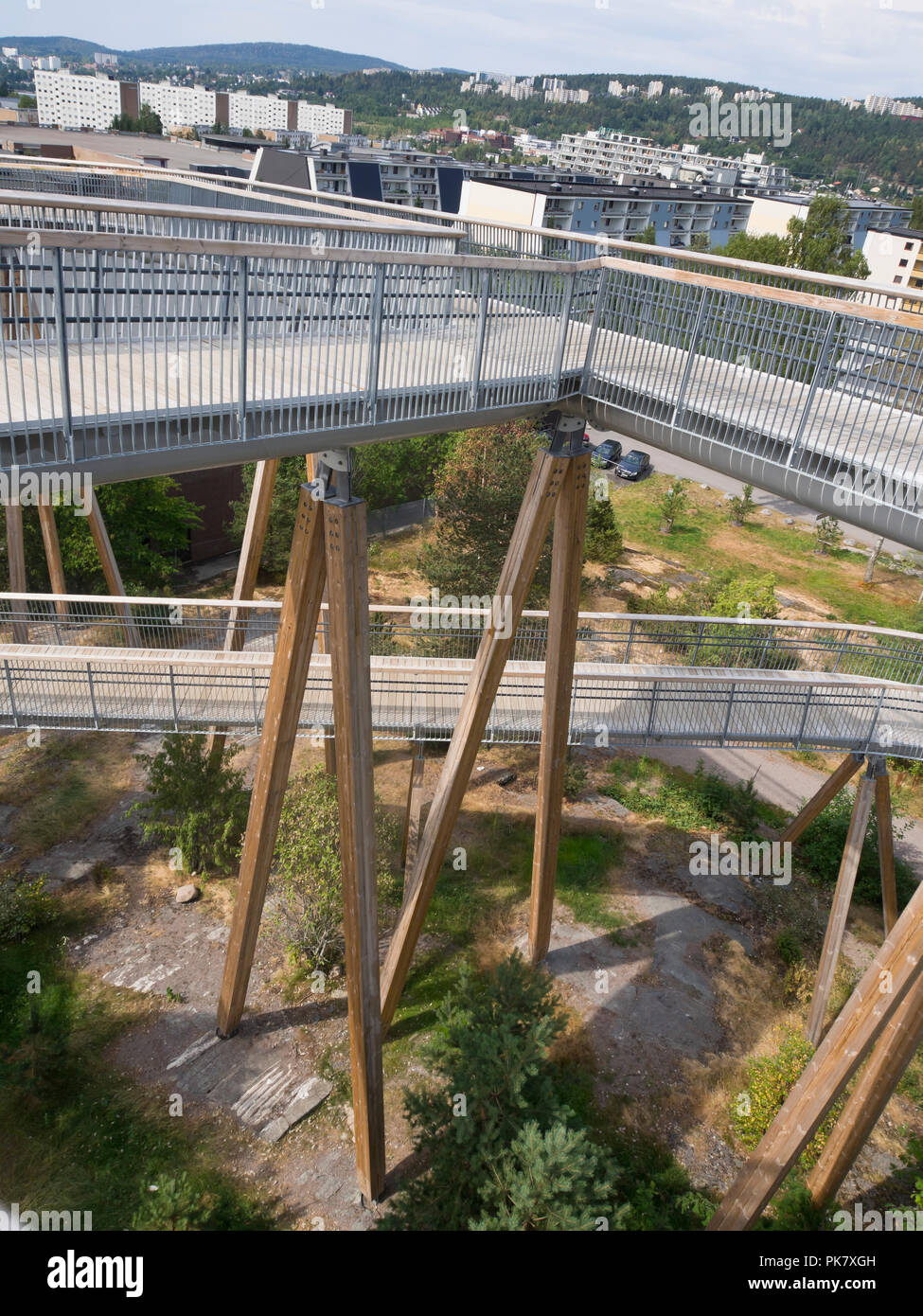 Stovnertårnet The Stovner tower, a new lookout in a suburb in Oslo ...