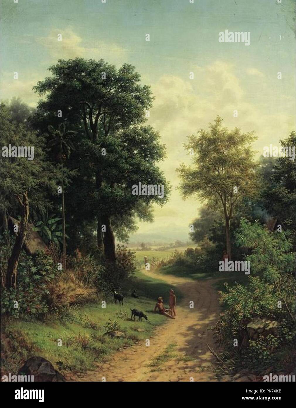 Jan Daniël Beynon - Batavia landscape (1875 Stock Photo - Alamy