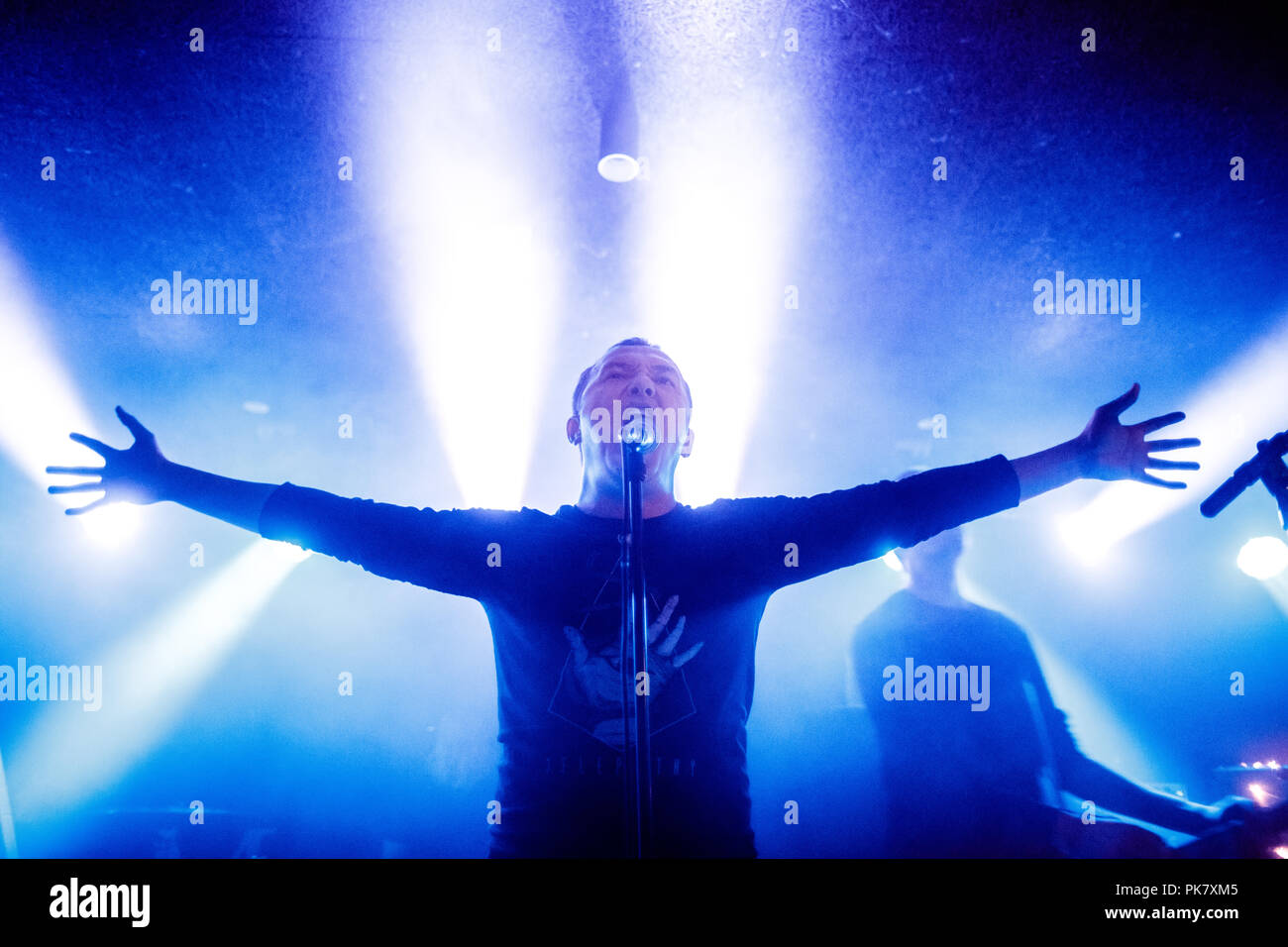 Denmark, Copenhagen - September 8, 2018. The Danish shoegaze metal band ...