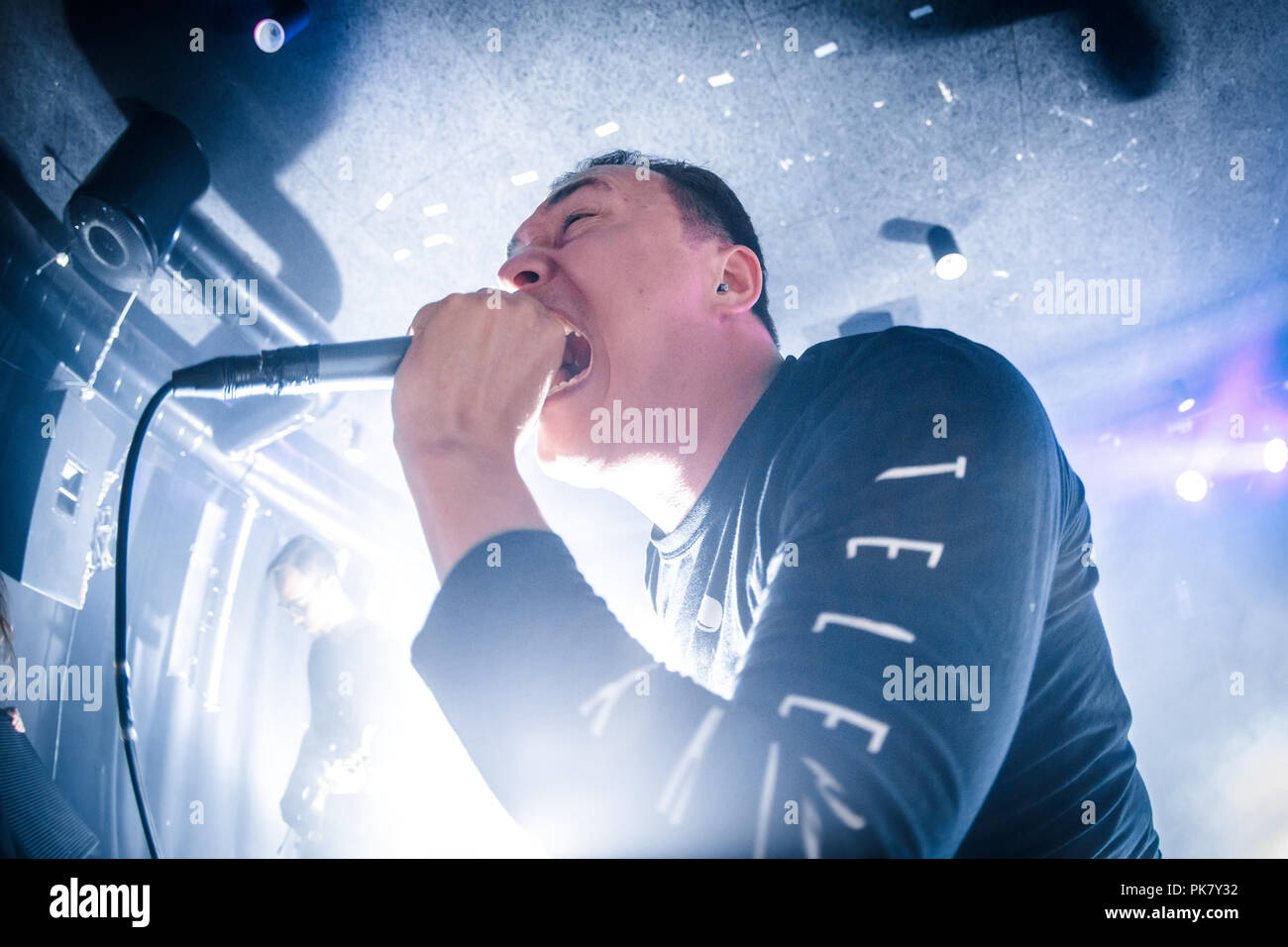 Denmark, Copenhagen - September 8, 2018. The Danish shoegaze metal band ...