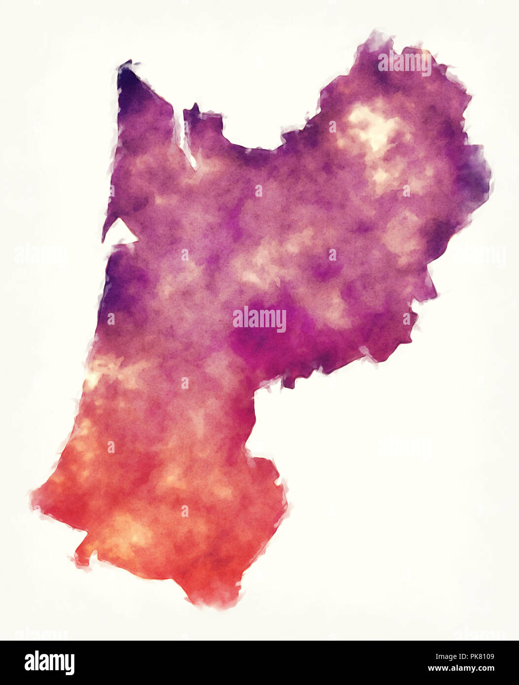 Map of aquitaine hi-res stock photography and images - Alamy