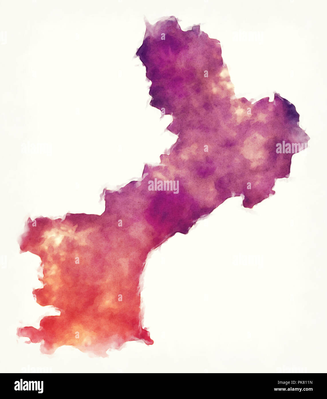 Languedoc map hi-res stock photography and images - Alamy