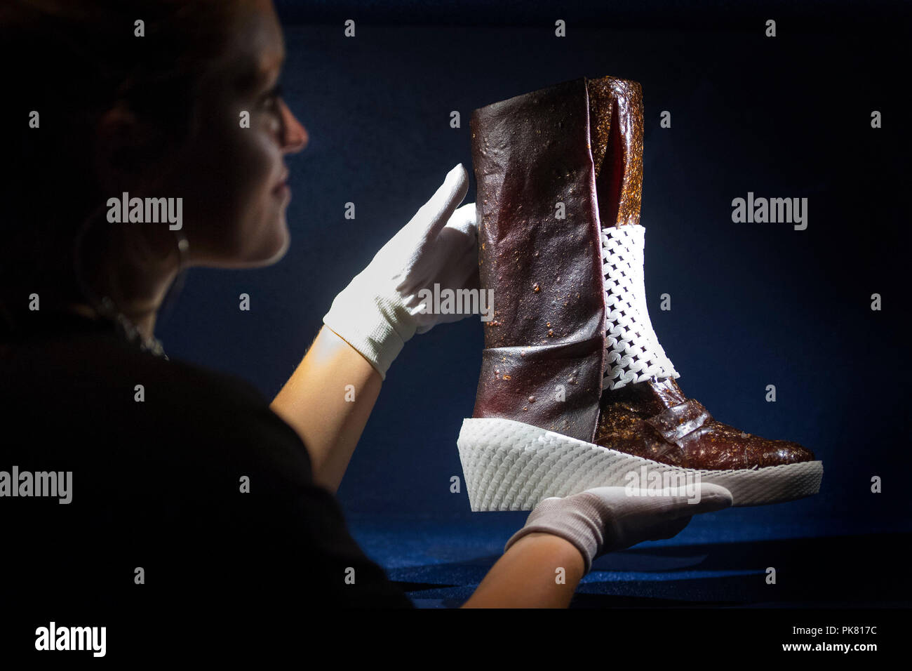 A boot made for life on Mars, which is made of fungus and human sweat ...