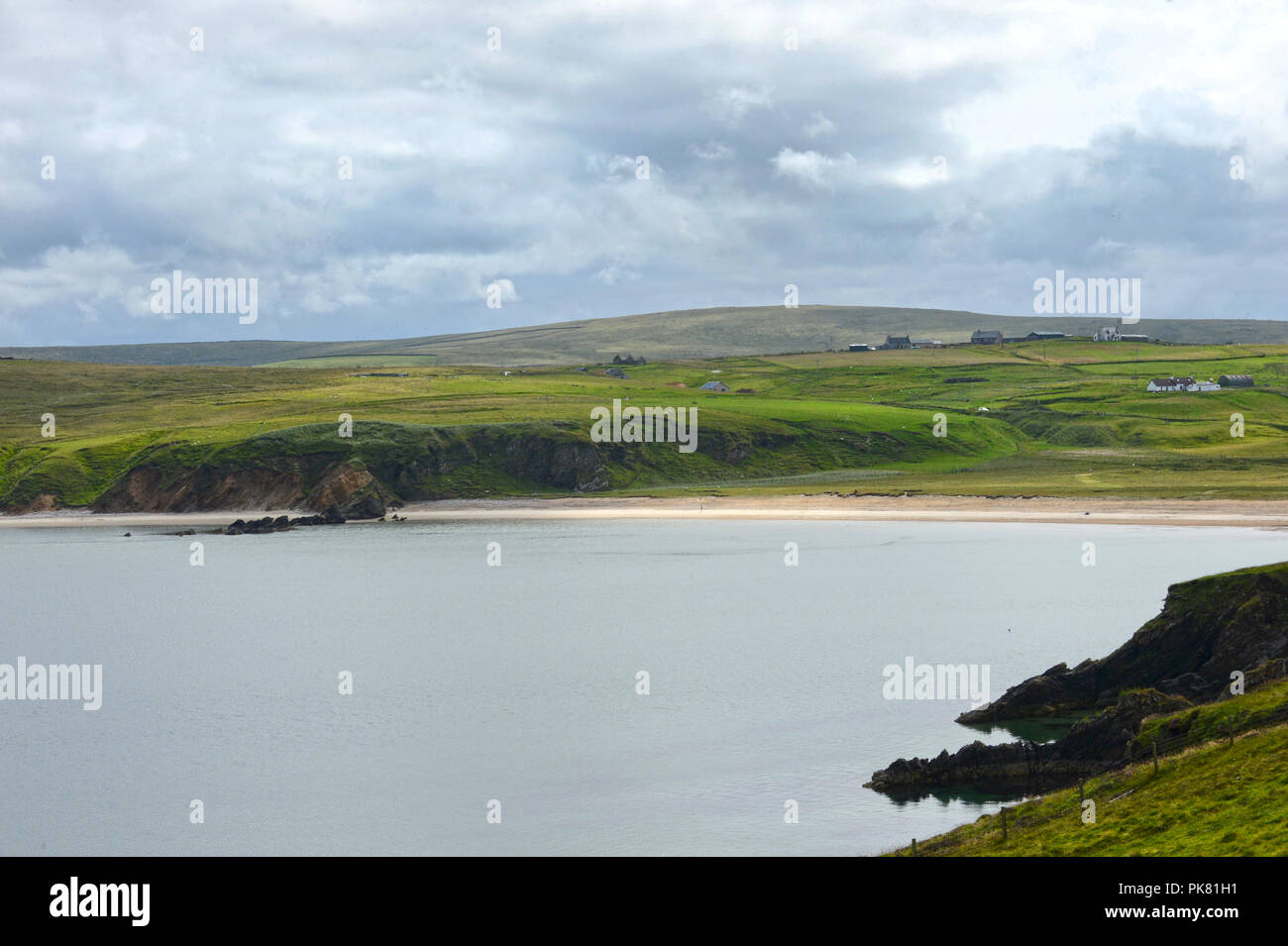 Landscapes and views on the island of Unst the most northerly island in ...