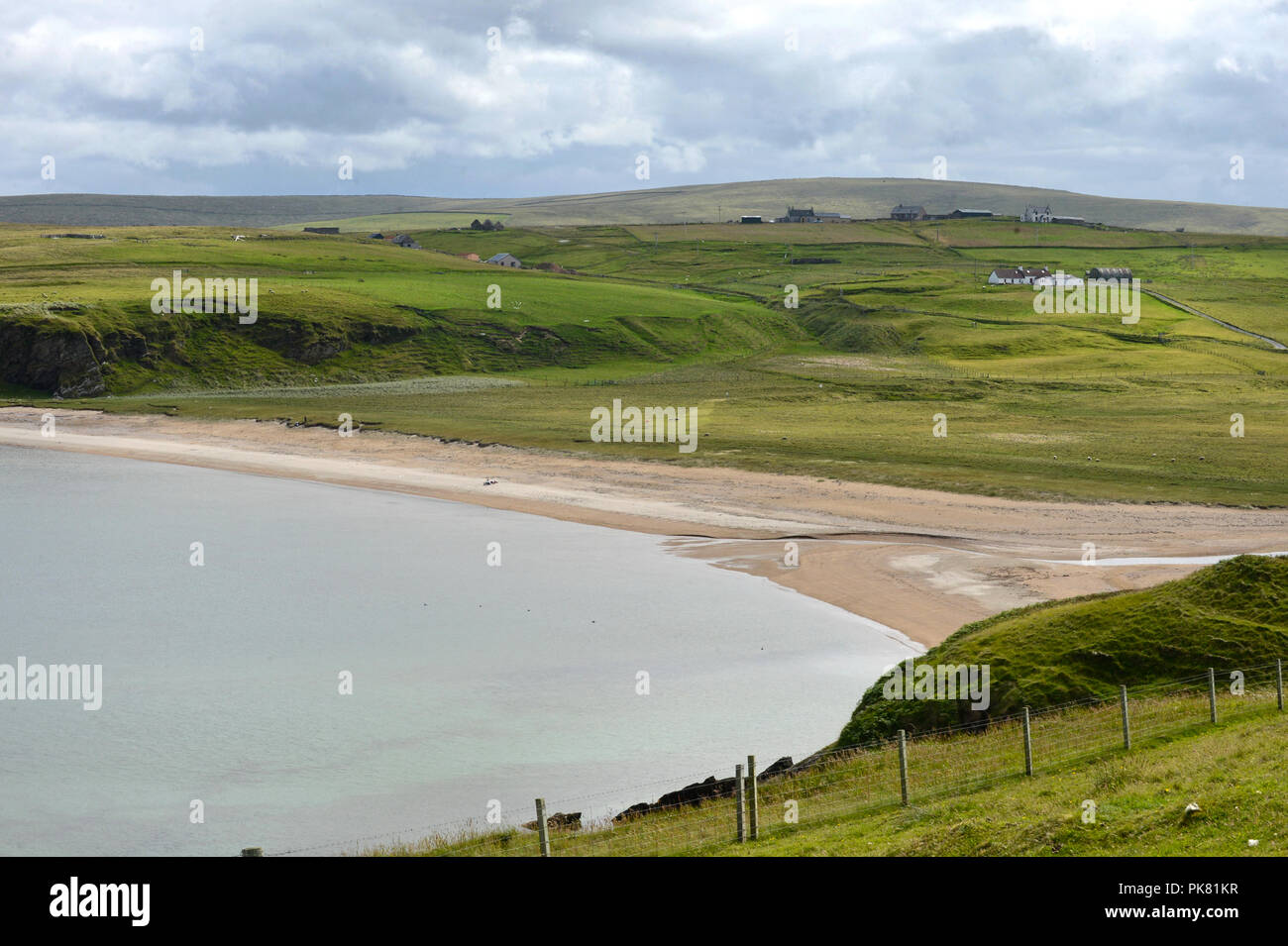 Landscapes and views on the island of Unst the most northerly island in ...