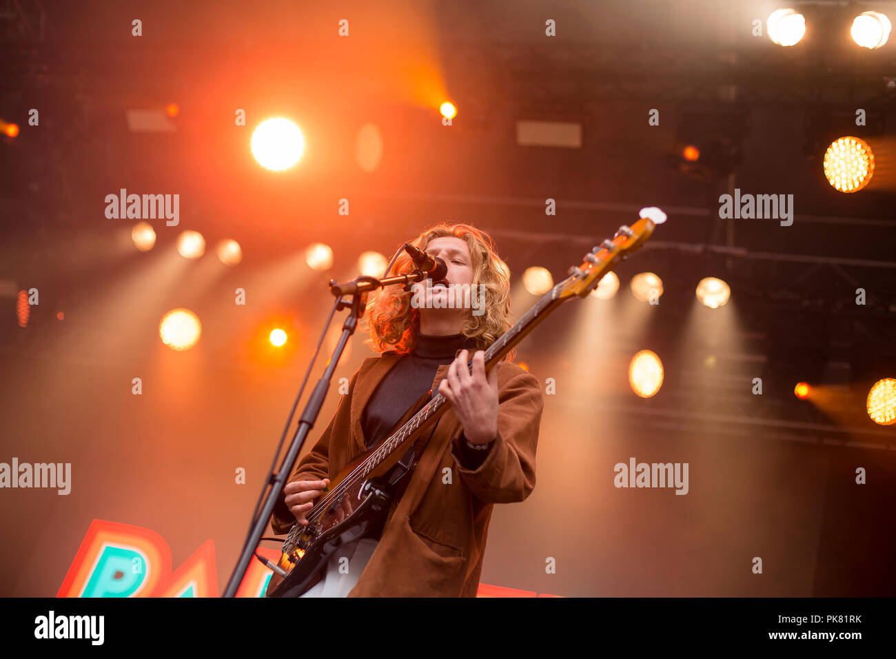 Norway, Bergen - June 16, 2018. The Australian band Parcels performs a ...