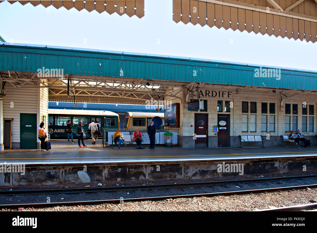 Cardiff Central Railway Station, Cardiff, Wales, UK Stock Photo - Alamy