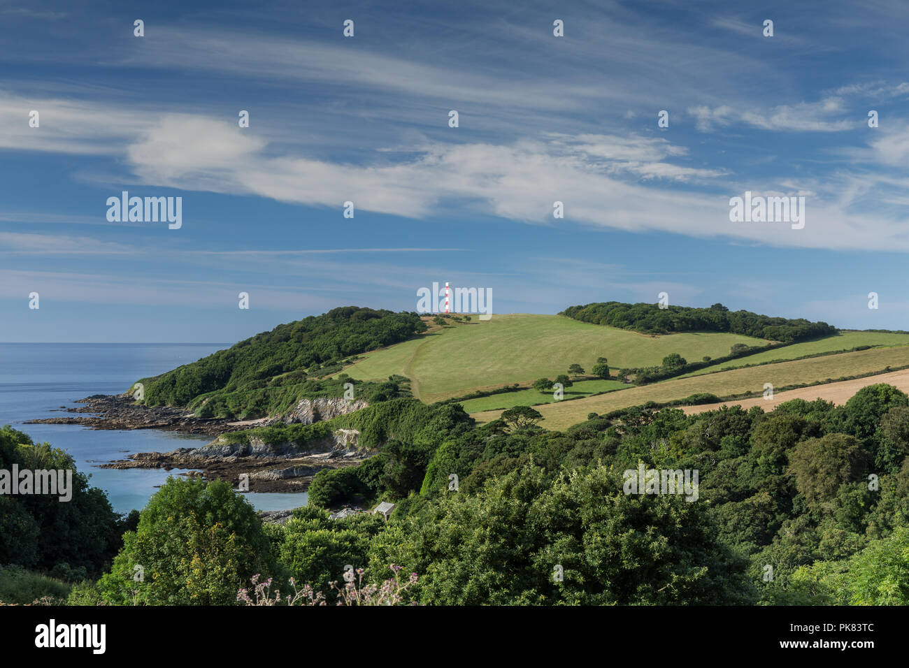 Gribbin head daymark hi-res stock photography and images - Alamy
