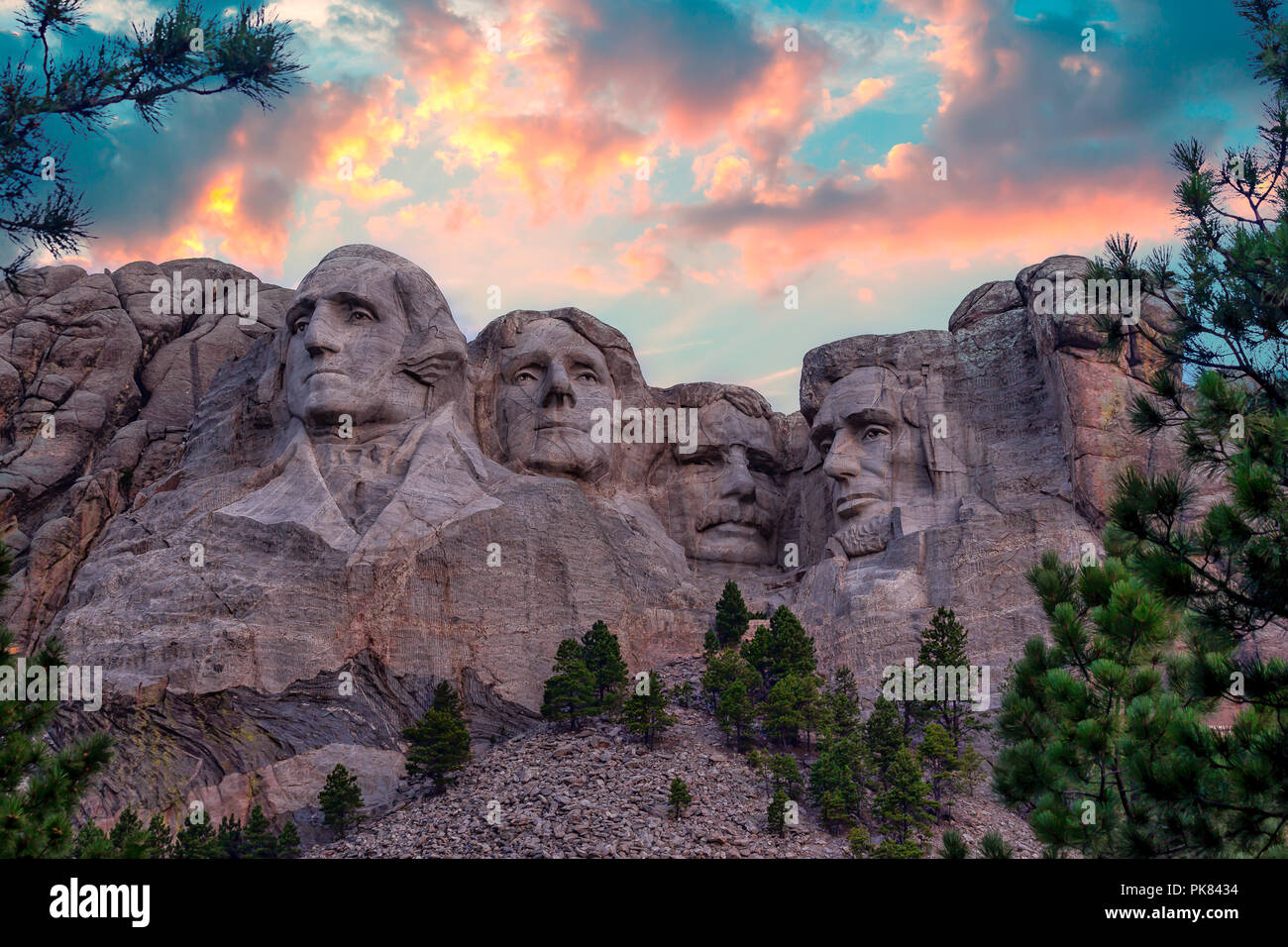 Mount Rushmore South Dakota Stock Photo - Alamy