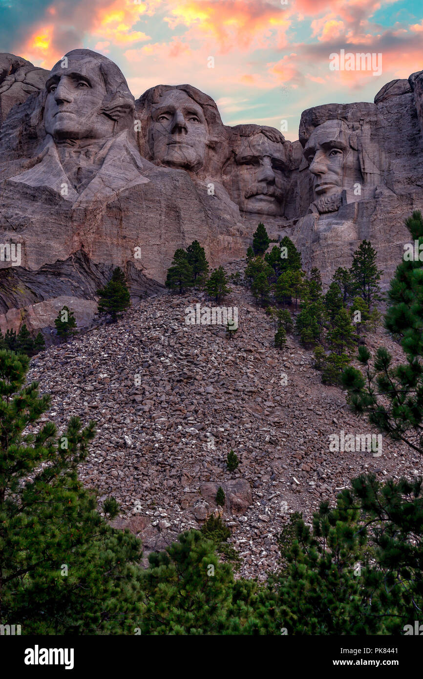 Mount Rushmore South Dakota Stock Photo - Alamy