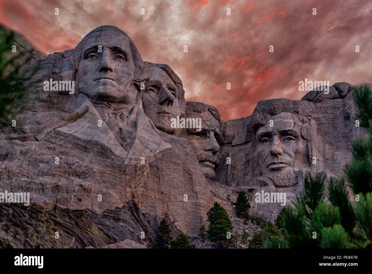 Mount Rushmore South Dakota Stock Photo - Alamy