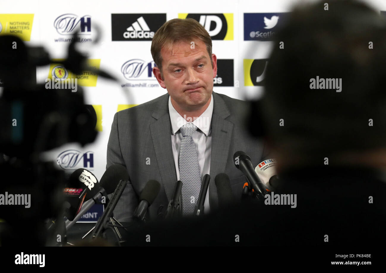 Scottish national stadium decision announcement hi-res stock ...