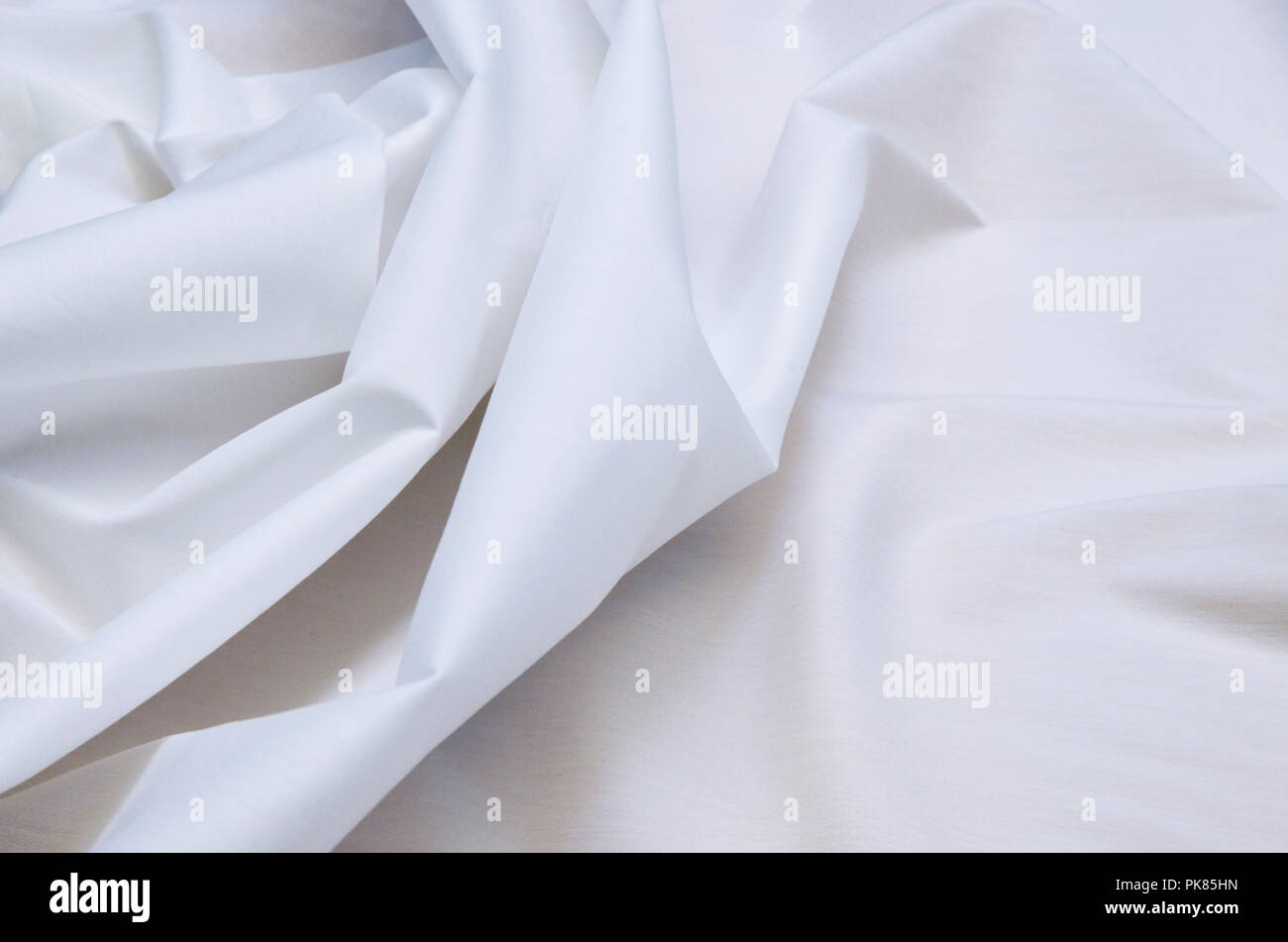 Fabric white, stretch for shirts Stock Photo - Alamy