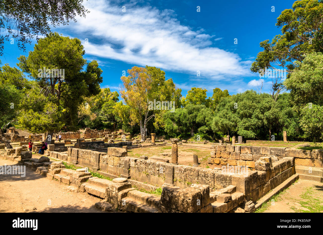 Ruins of Tipasa, a Roman colonia in Mauretania Caesariensis. Algeria ...