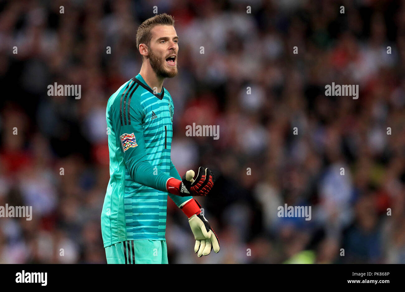 Spain goalkeeper David De Gea Stock Photo - Alamy