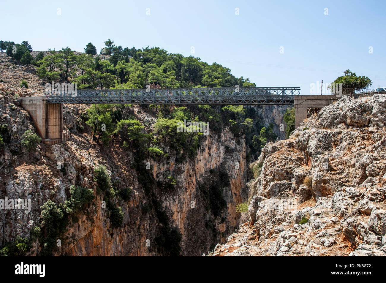 Roman bridge crete greece hi-res stock photography and images - Alamy