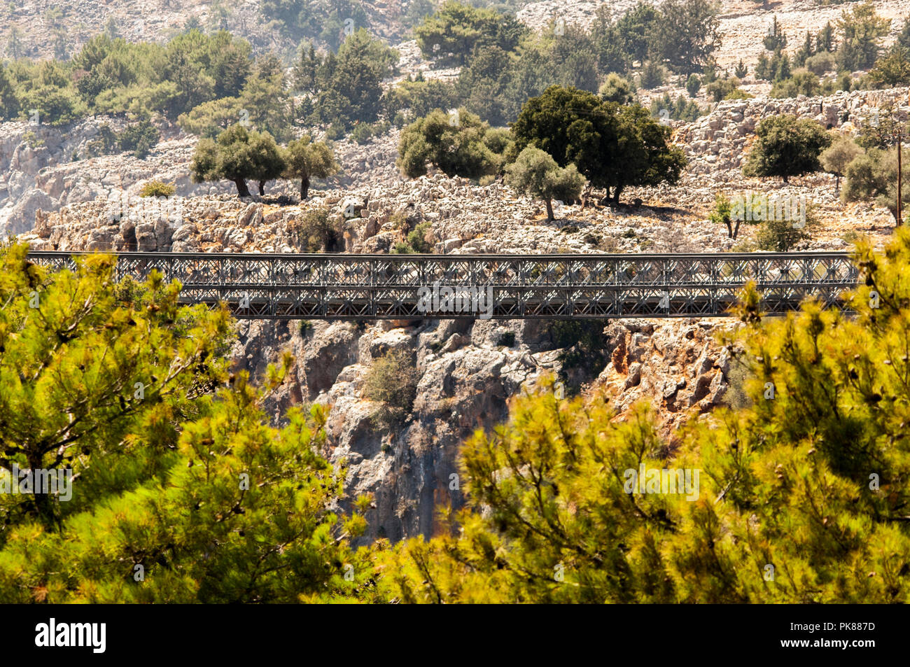 Roman bridge crete greece hi-res stock photography and images - Alamy