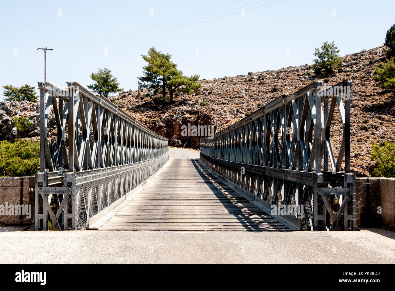 Roman bridge crete greece hi-res stock photography and images - Alamy