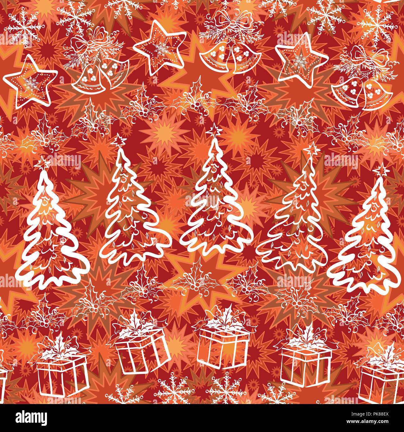 Box white christmas tree Stock Vector Images - Alamy