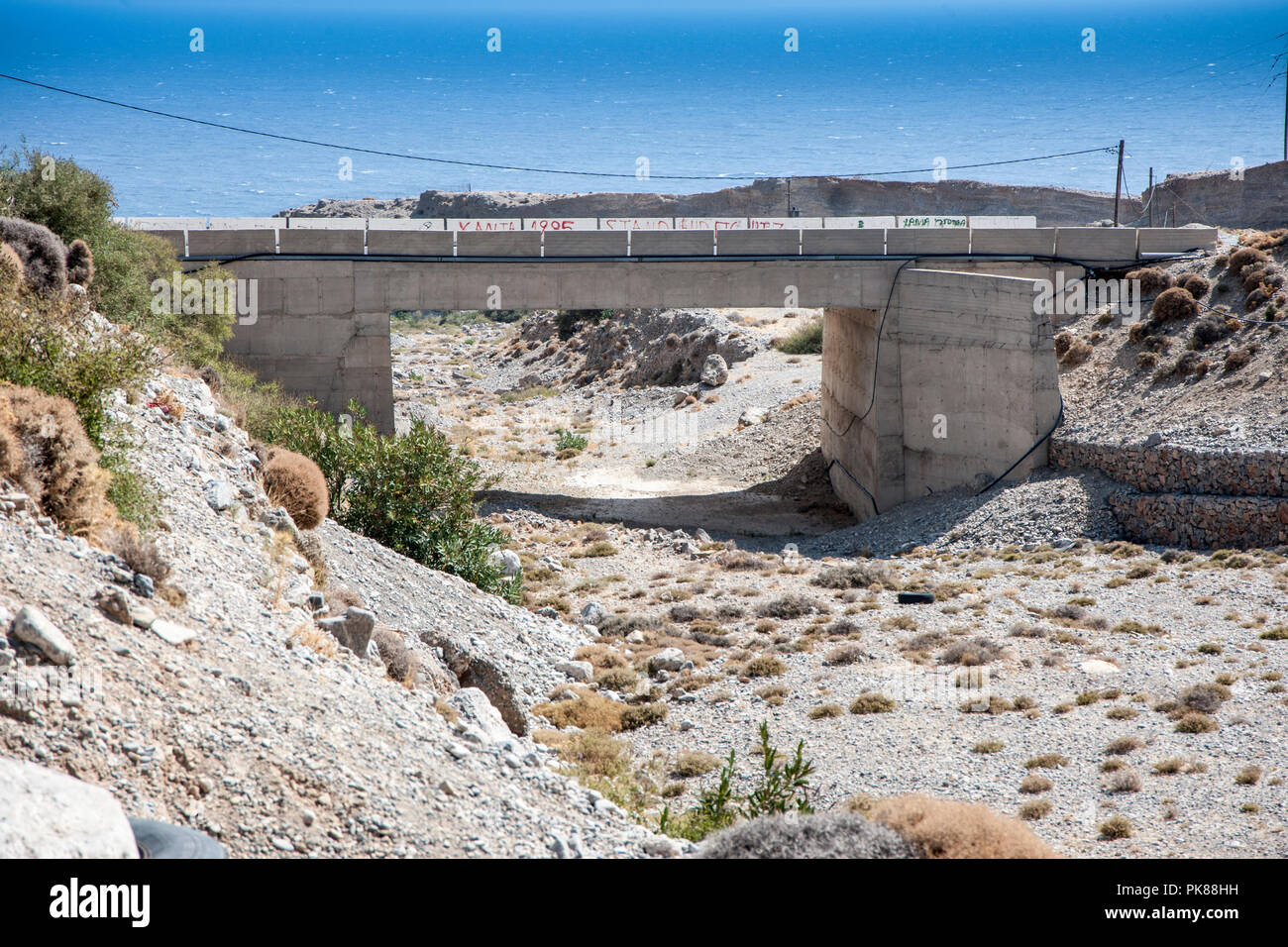 Roman bridge crete greece hi-res stock photography and images - Alamy