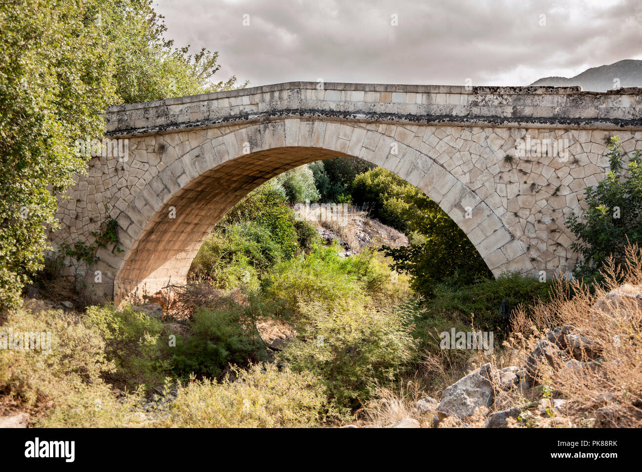 Roman bridge crete greece hi-res stock photography and images - Alamy