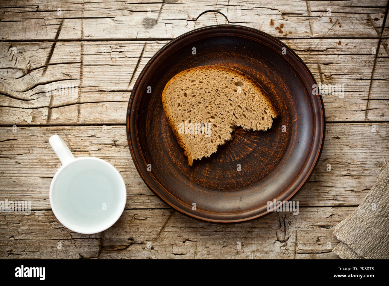 Water and bread prison hi-res stock photography and images - Alamy