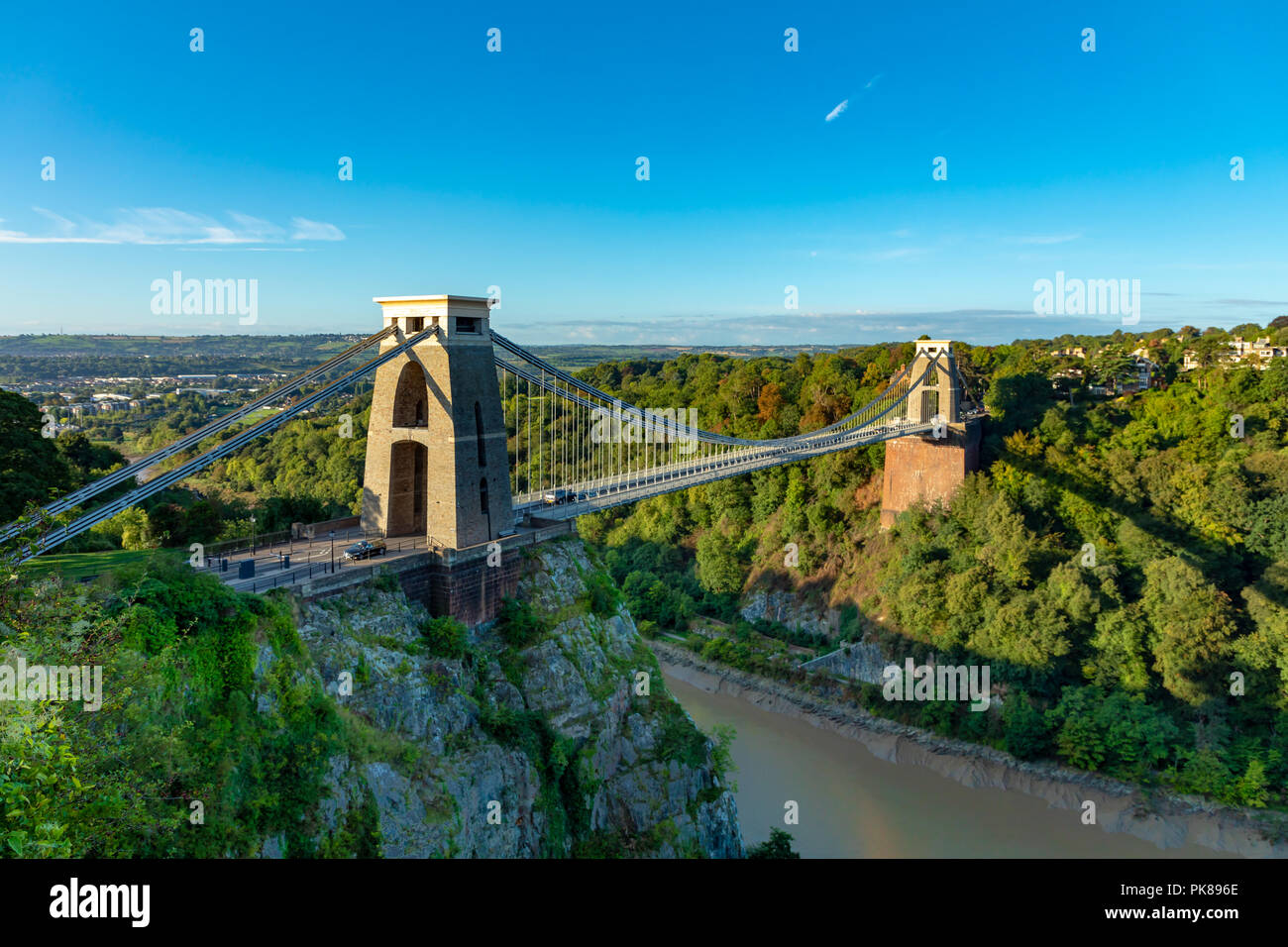 Clifton Suspension Bridge Bristol England September 07, 2018 The world ...