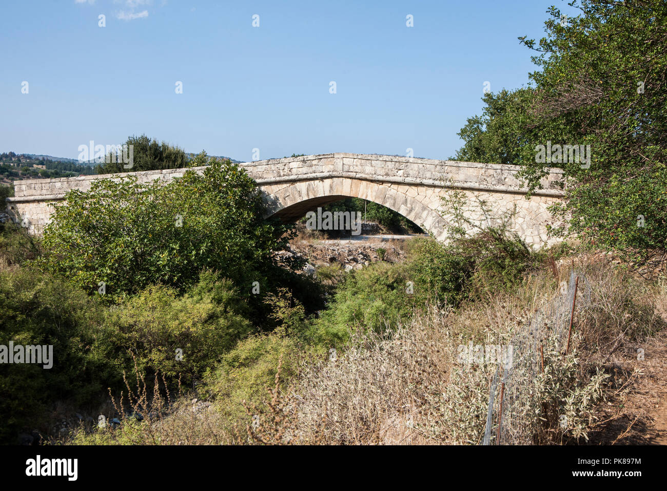 Roman bridge crete greece hi-res stock photography and images - Alamy