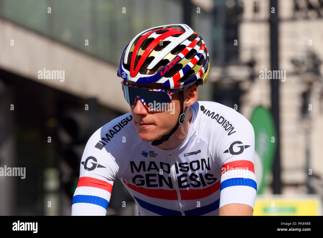 Connor Swift of Madison Genesis riding at the OVO Energy Tour of ...