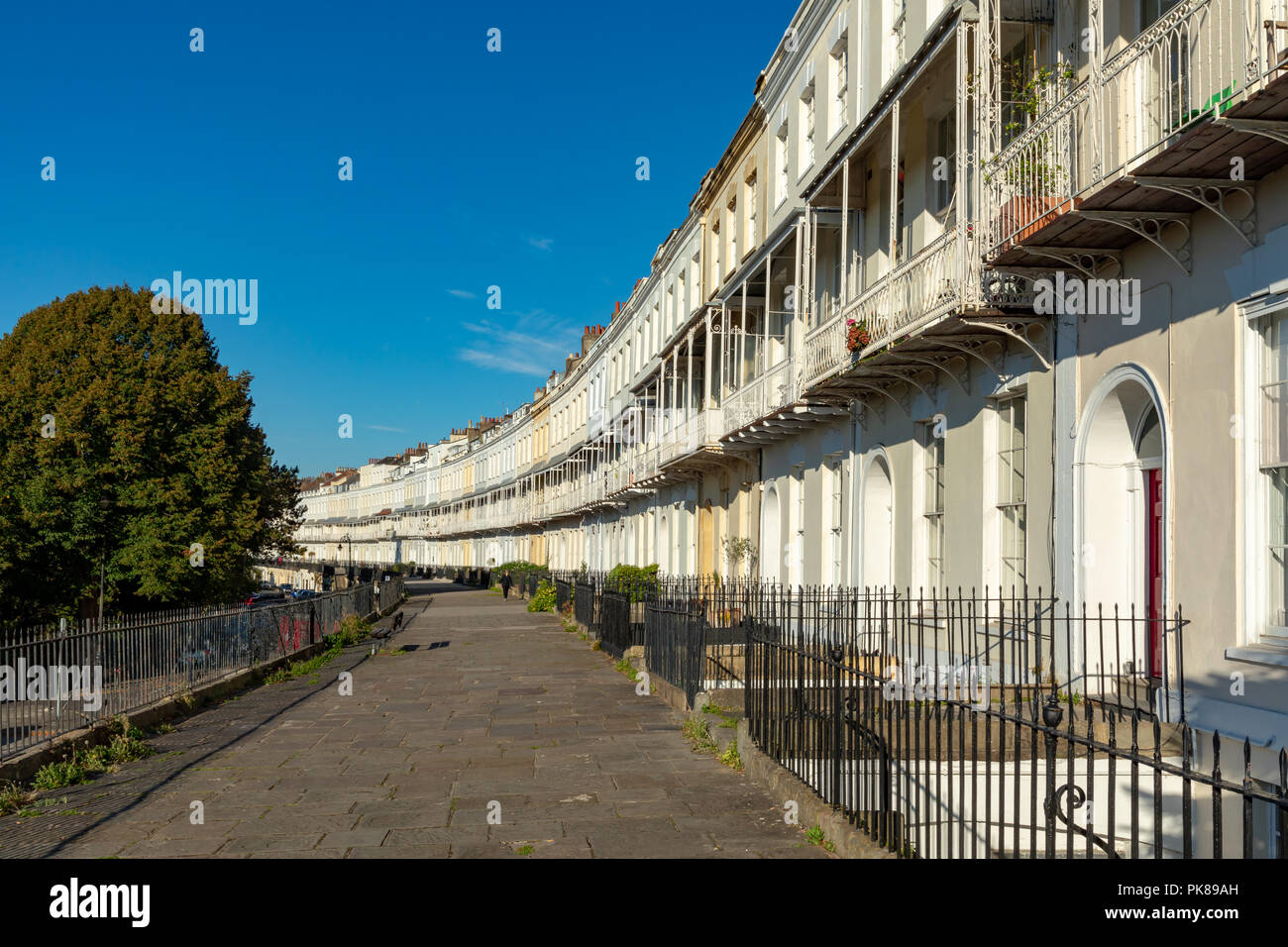 Clifton Bristol England September 07, 2018 Royal York Crescent, a fine ...