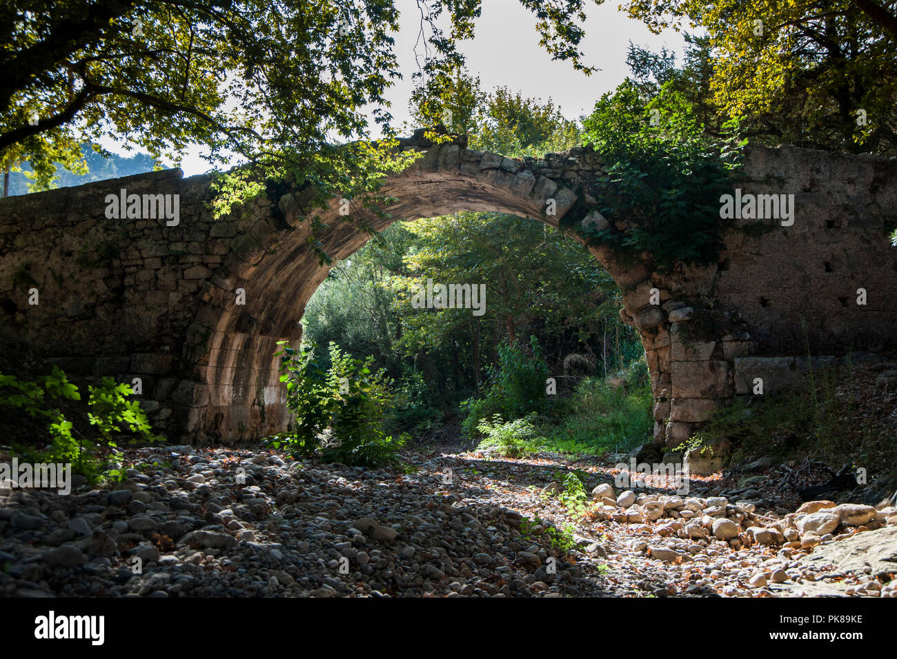 Roman bridge crete greece hi-res stock photography and images - Alamy