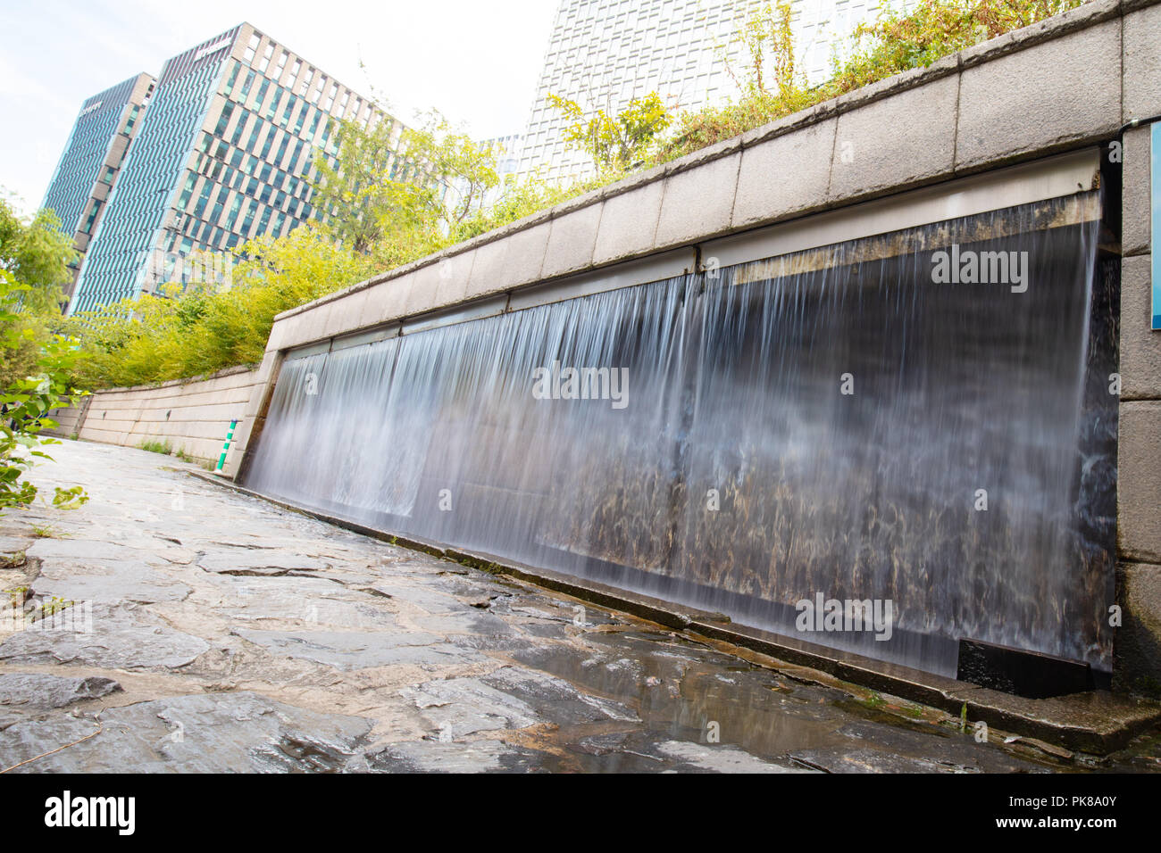 Cheonggyecheon River in Seoul Stock Photo - Alamy
