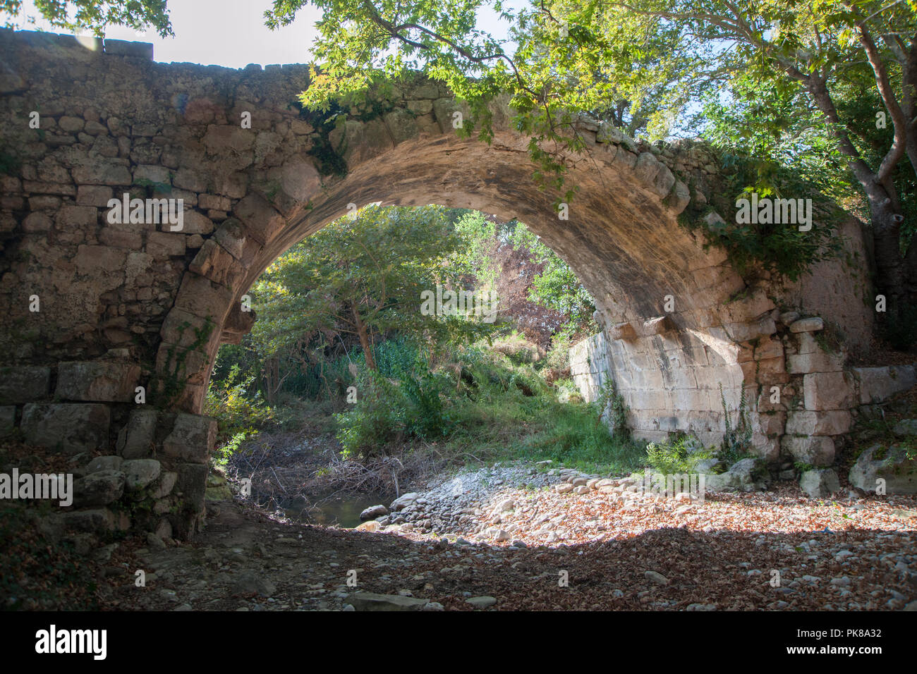 Roman bridge crete greece hi-res stock photography and images - Alamy