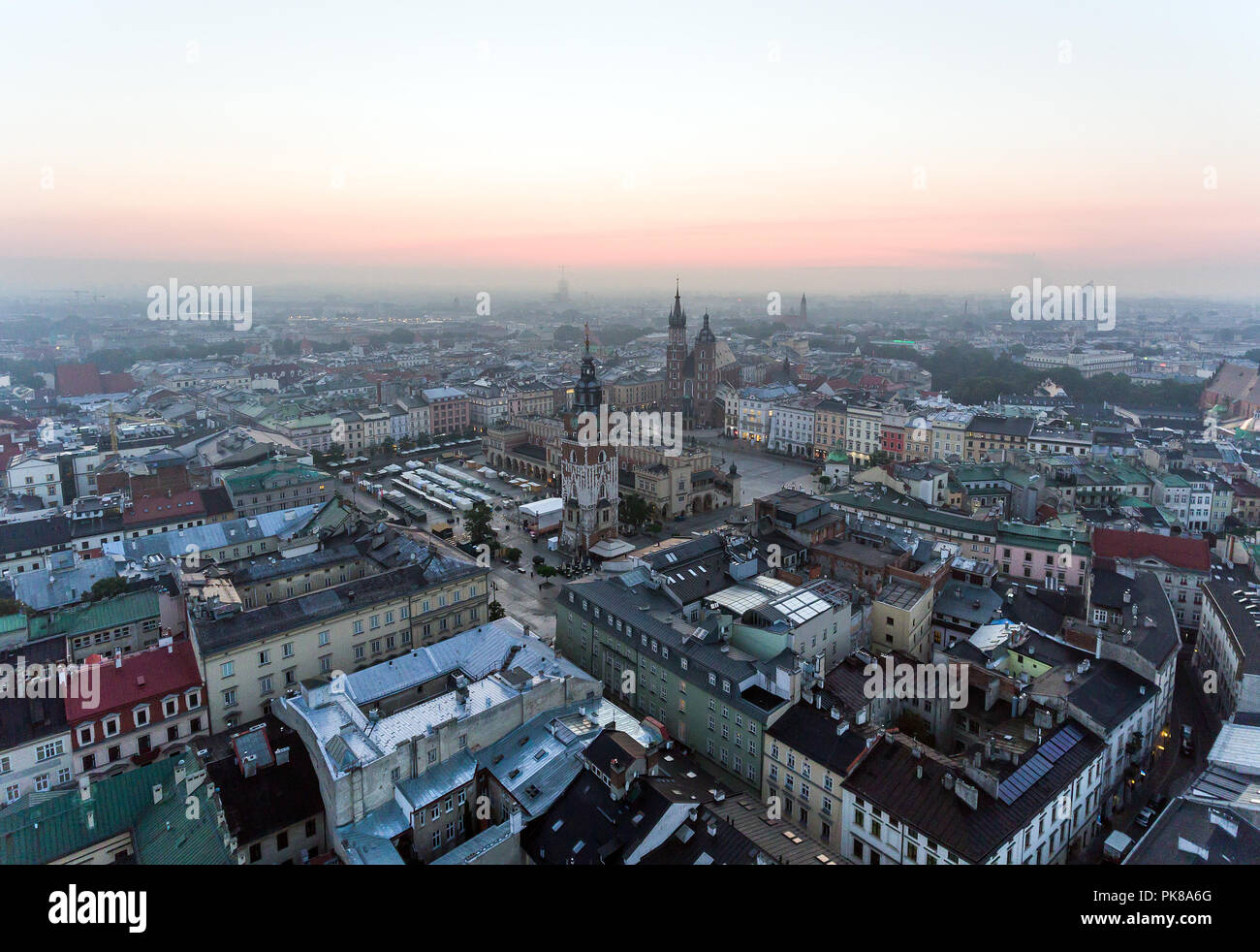 Market square aerial hi-res stock photography and images - Alamy