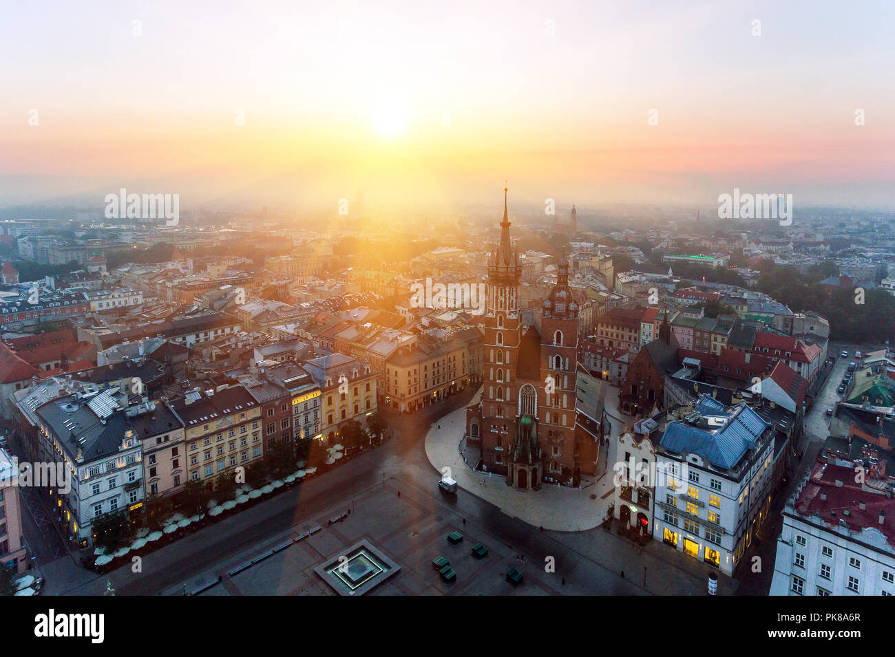 Market square aerial hi-res stock photography and images - Alamy