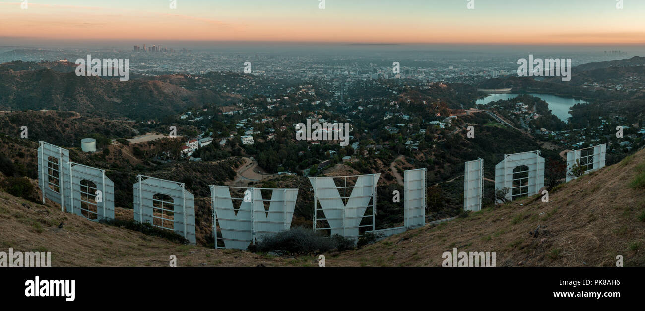 Hollywood sunset hi-res stock photography and images - Alamy