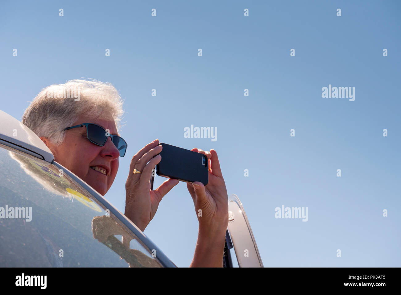 Woman take photo on view hi-res stock photography and images - Alamy