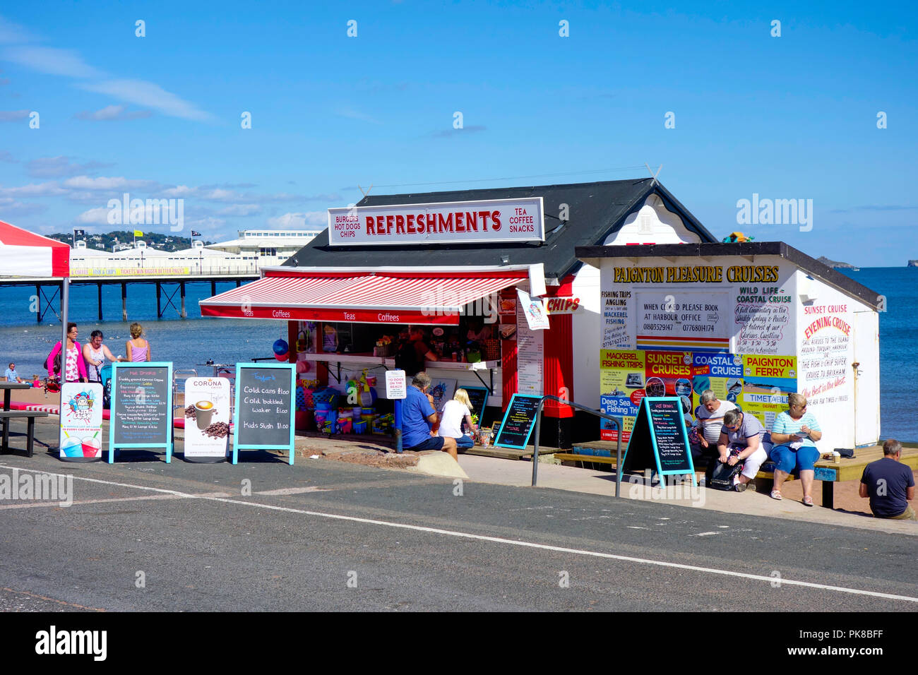 South devon piers hi-res stock photography and images - Alamy