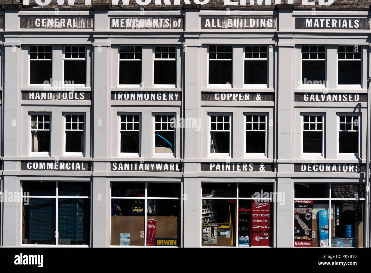 Towy Works Carmarthen Carmarthenshire Wales Stock Photo - Alamy